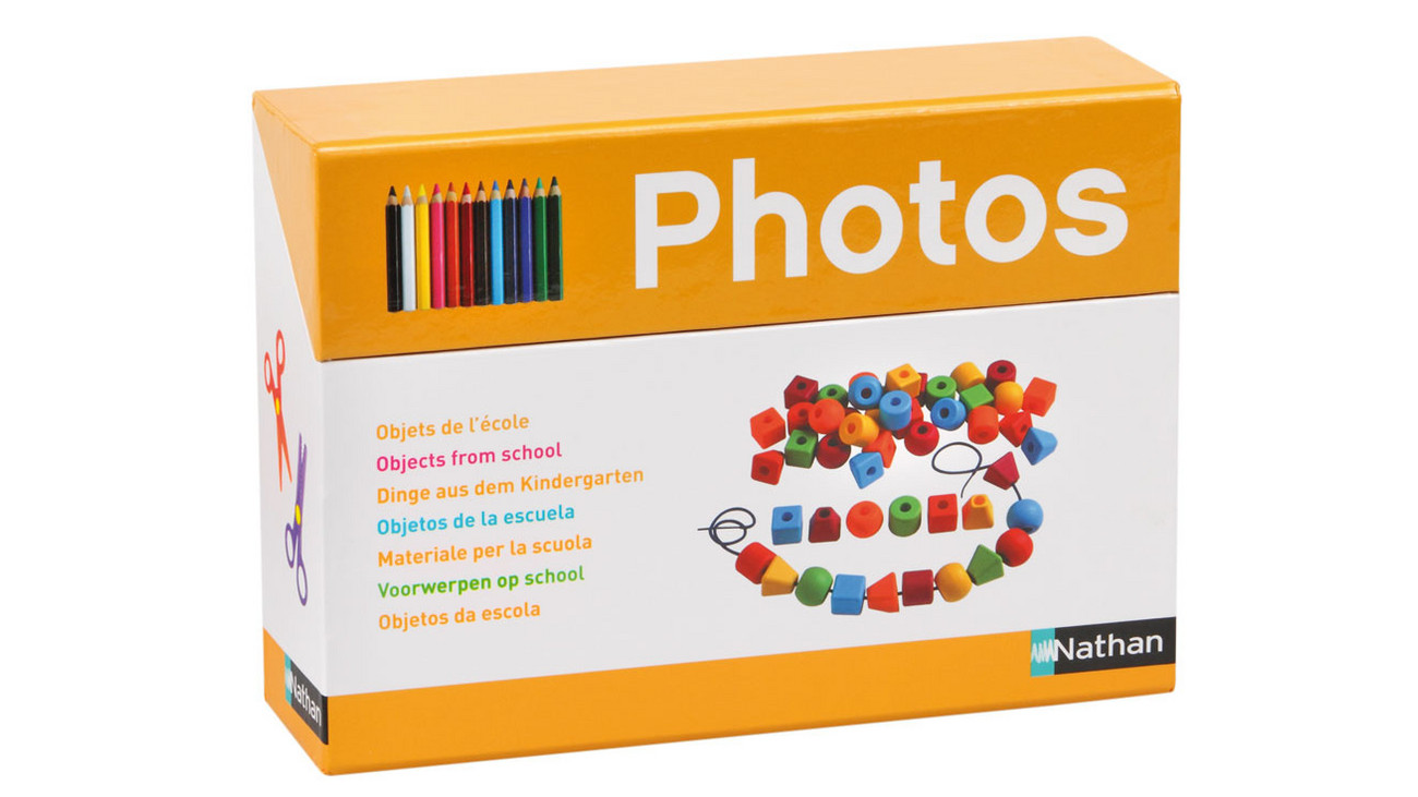 Nathan 50 Bildkarten Grundwortschatz Kindergarten/Schule - betzold.at