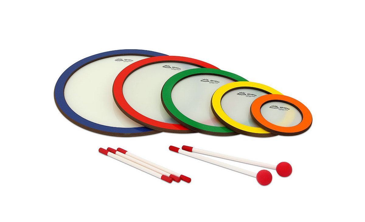 Satz mit 5 runden Sound Shapes | betzold.at