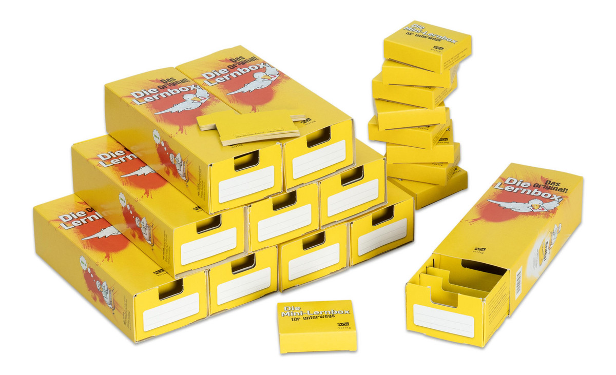 Hochwertige Lernbox aus Leichtkarton - 10er-Paket | BETZOLD