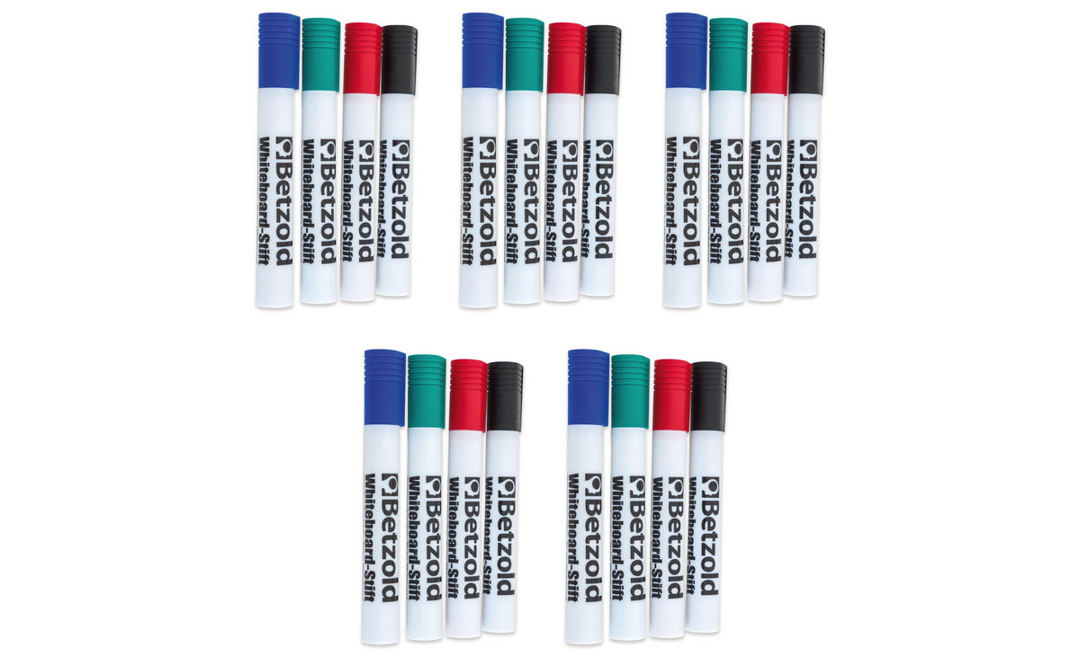 Betzold Whiteboardmarker, 5er-Set, 20 Stifte | betzold.at