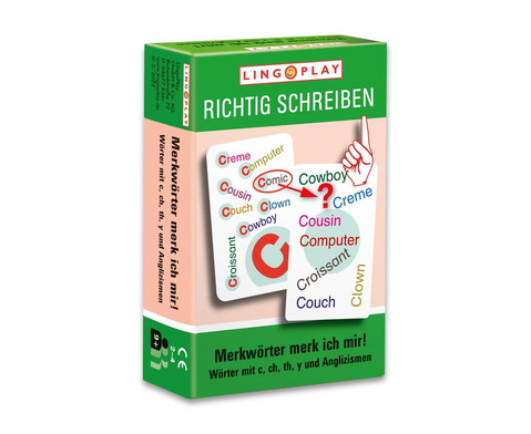 Richtig Schreiben - Merkwörter mit c, ch, th, y und Anglizismen ...