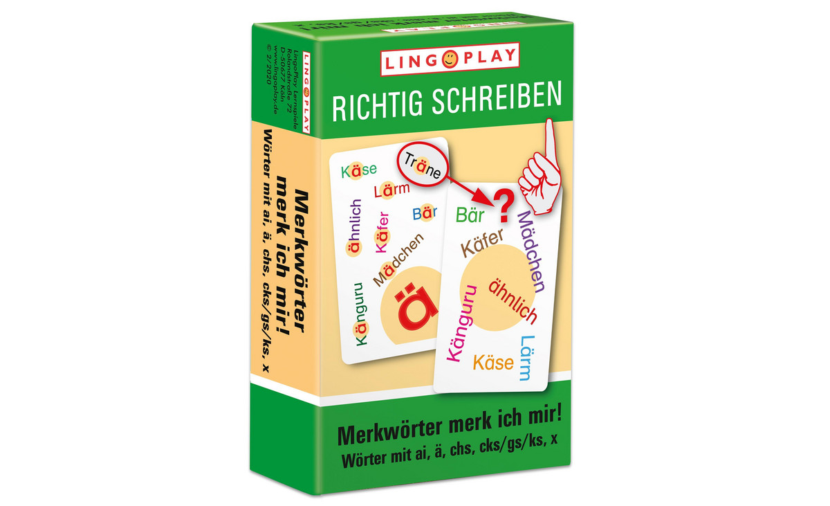 Richtig Schreiben - Merkwörter mit ai, ä, chs/gs/ks, x | betzold.at