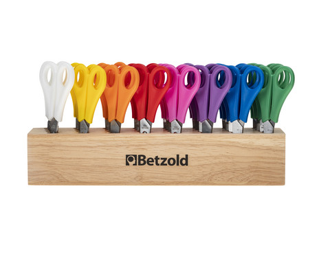 Betzold Betzold Scherenständer aus Holz, inkl. 32 Scheren | betzold.at