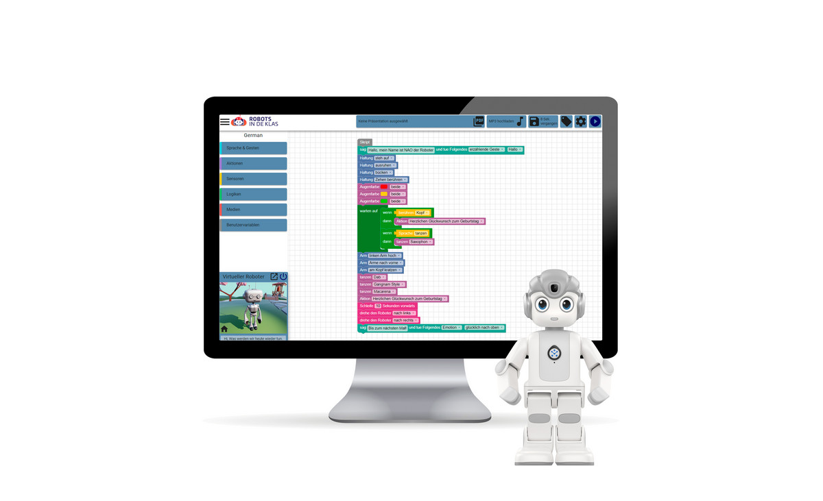 Alpha-Mini-Roboter + Jahreslizenz „Playbotix“ | betzold.at