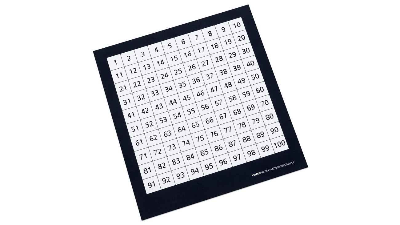 Betzold Hunderter-Tafel für Schüler, 2 Stück - betzold.at